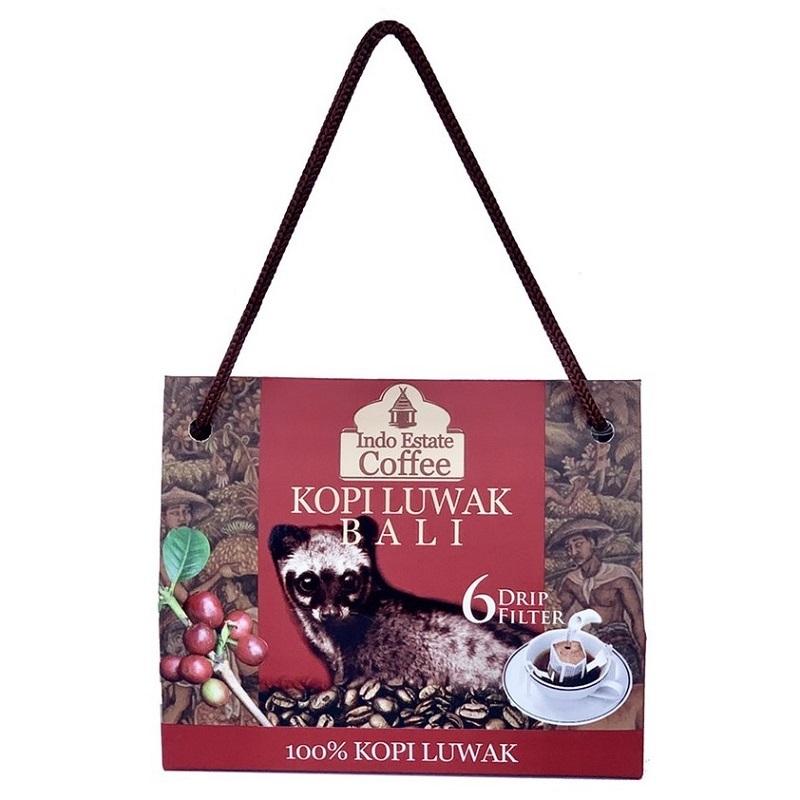 Indo Estate Coffee インドエステートコーヒー Kopi Luwak Bali コピルアク バリ ドリップフィルター 6杯分
